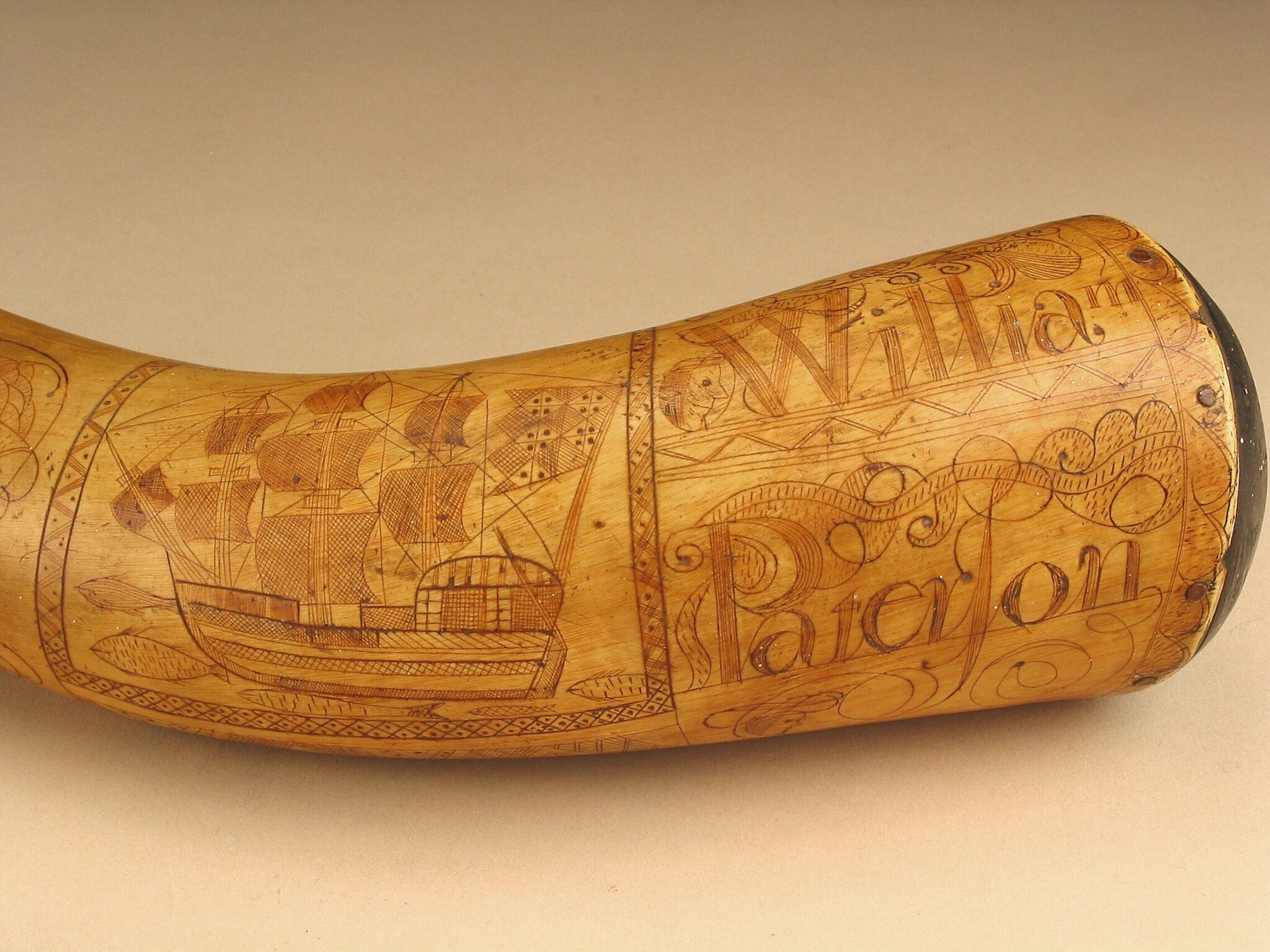 Exploring Engraved Powder Horns - Historic Deerfield